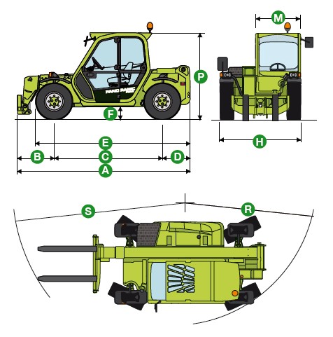 Radlader Merlo 25.6 - Mietpark Jenz